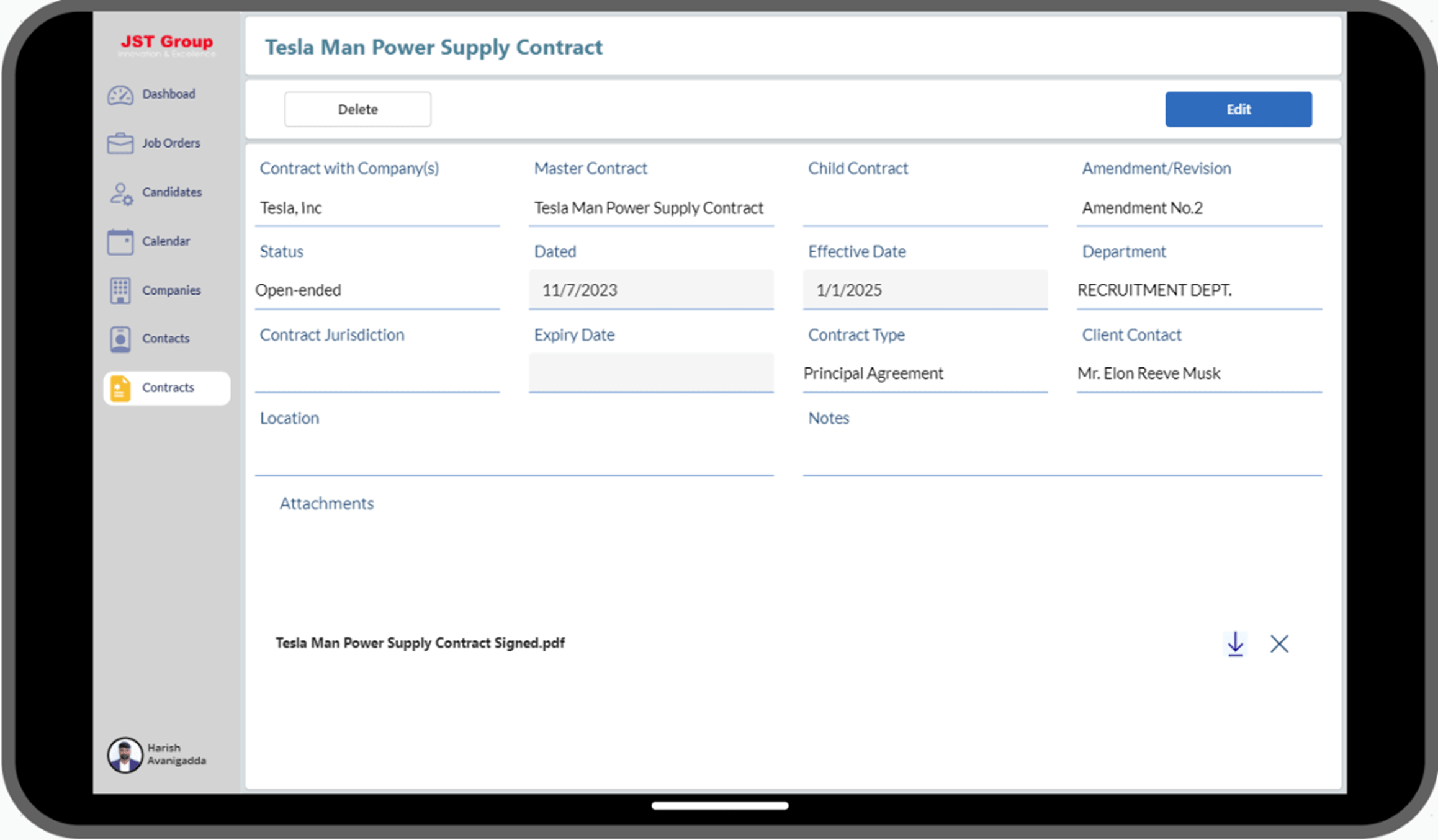Case study: Recruitment Tracker Application - JST Group